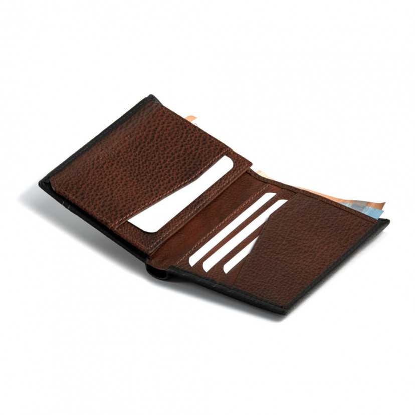 Simple Two Tone Wallet Color Black